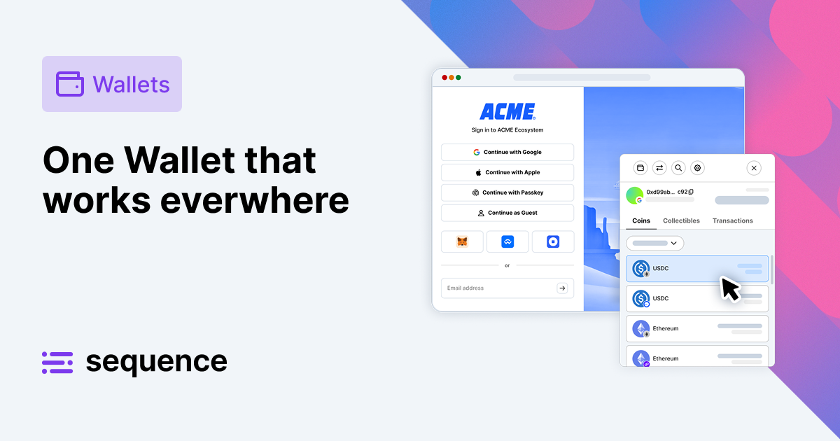 Sequence | Wallets for Ecosystems